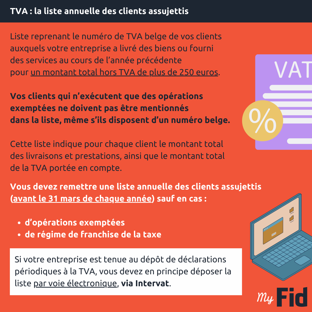 Listing des Clients TVA (Belgique) : Obligations et Conseils
